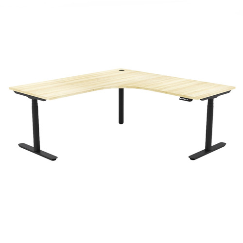 Maddox 180cm Electric Sit & Stand Corner Desk | Temple & Webster