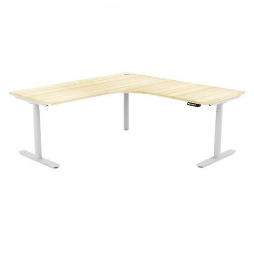 Maddox 180cm Electric Sit & Stand Corner Desk | Temple & Webster