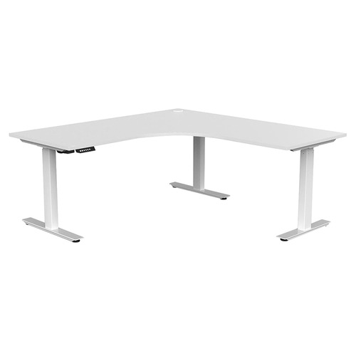 Portobello I Electric Sit & Stand Desk with Return | Temple & Webster