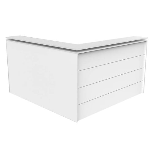 Foster L-Shaped Reception Counter with Poptop Facade | Temple & Webster