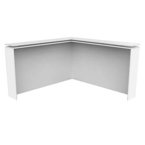 Foster L-Shaped Reception Counter with Poptop Facade | Temple & Webster