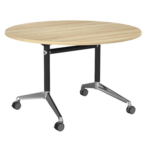 Berkeley Round Alloy Flip Table | Temple & Webster