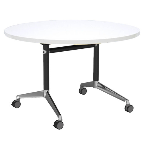 Berkeley Round Alloy Flip Table | Temple & Webster