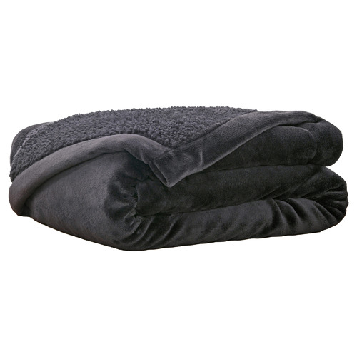 Aldrin Home Hudson Sherpa Reversible Throw | Temple & Webster