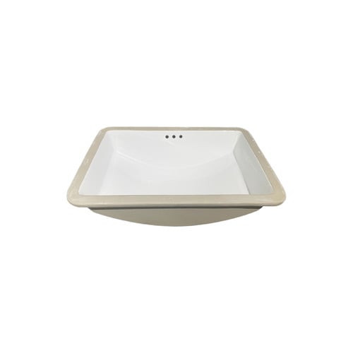 Hudson 530mm Ceramic Undermount Basin with Overflow | Temple & Webster