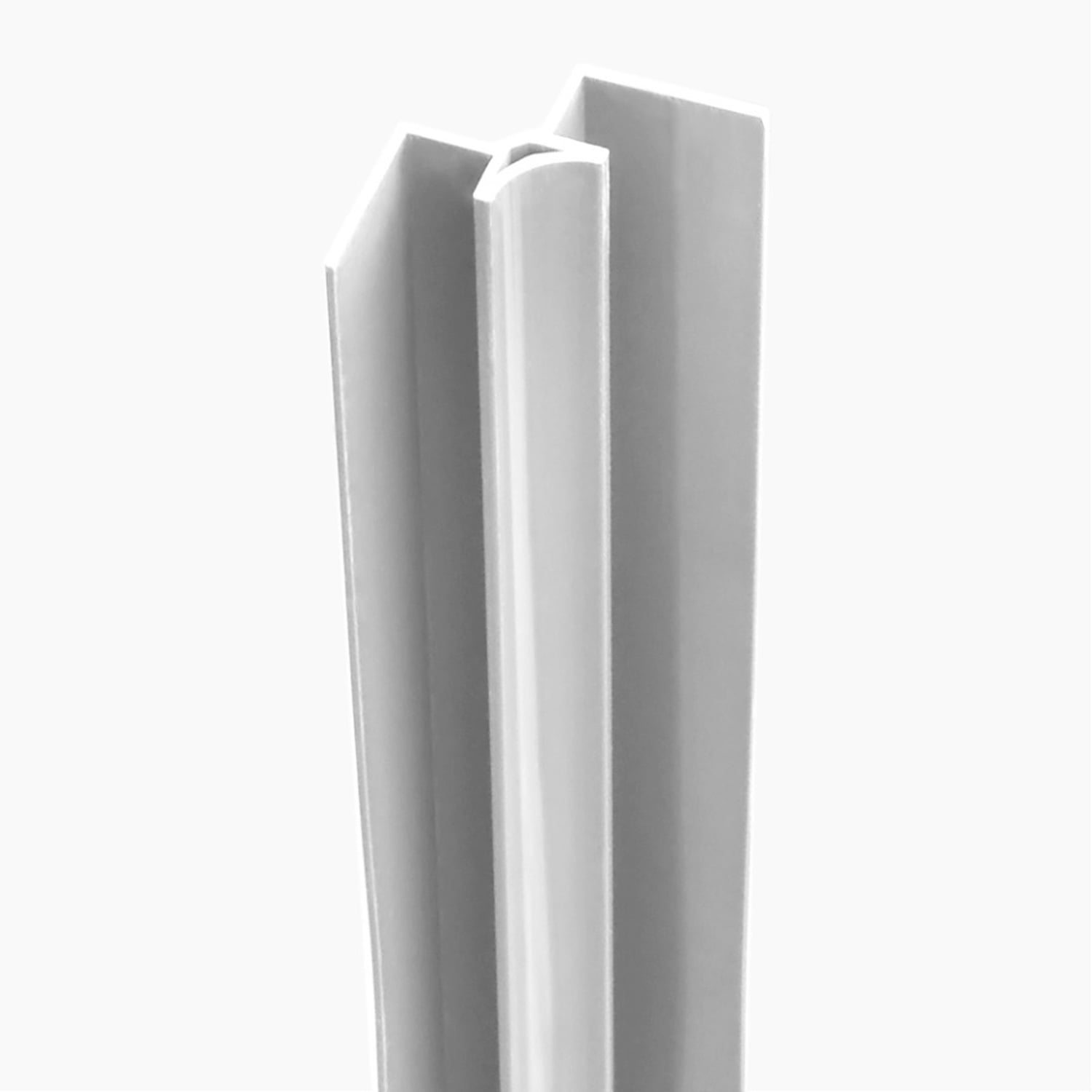 FontaineIndustries 2500mm White Shower Wall Panel Internal Corner Trim ...
