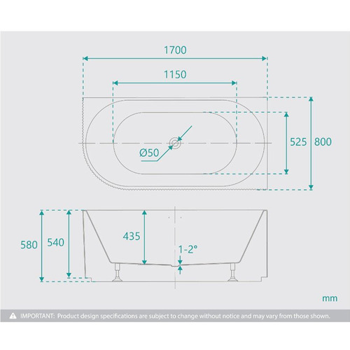 FontaineIndustries Cole Oval Acrylic Right Hand Corner Bath | Temple ...
