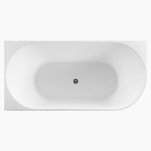 FontaineIndustries Cole Oval Acrylic Left Hand Corner Bath | Temple ...