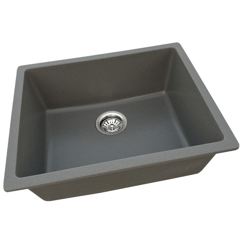 Ontario 550mm Single Granite Kitchen Sink | Temple & Webster