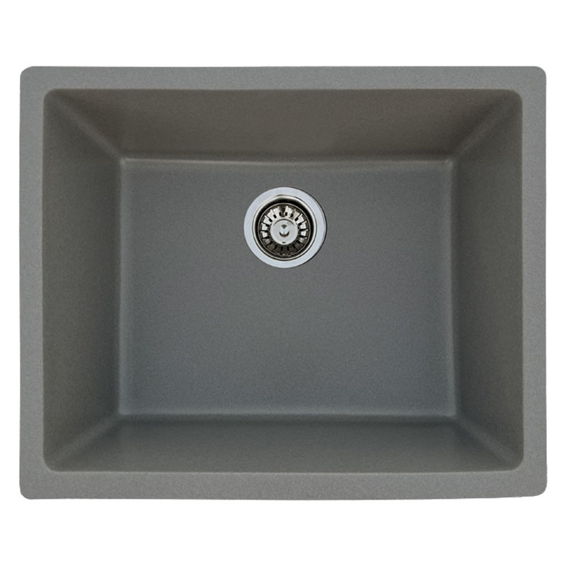 Ontario 550mm Single Granite Kitchen Sink | Temple & Webster