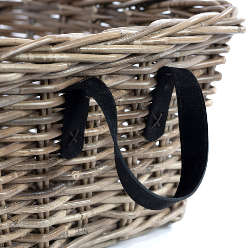 Wicka Metropole Kubu Rattan Basket | Temple & Webster