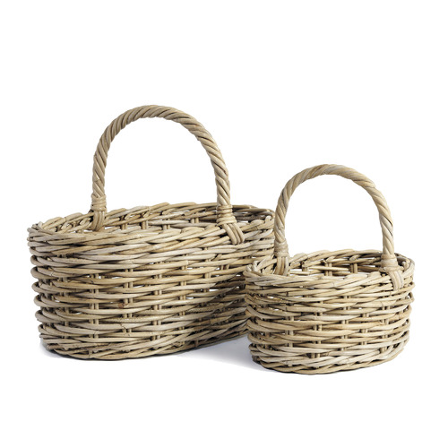 Wicka Dalton Kubu Cane Carry Basket | Temple & Webster