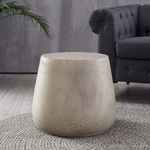 Modern Collective Grey Kate Round Side Table | Temple & Webster