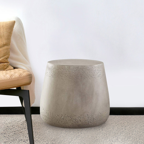 Modern Collective Grey Kate Round Side Table | Temple & Webster