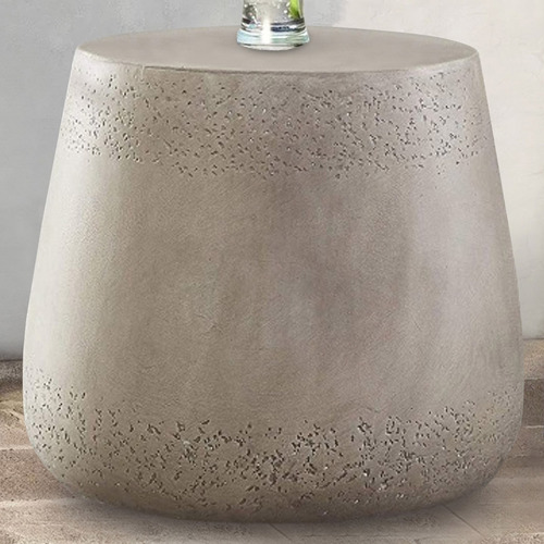 Modern Collective Grey Kate Round Side Table | Temple & Webster