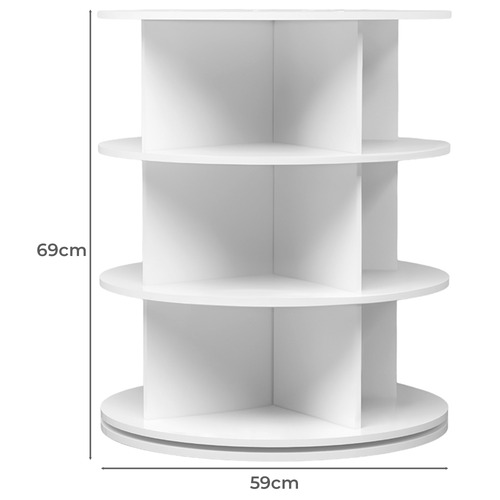 Modern Collective Milly 69cm Rotating Shelving Unit | Temple & Webster