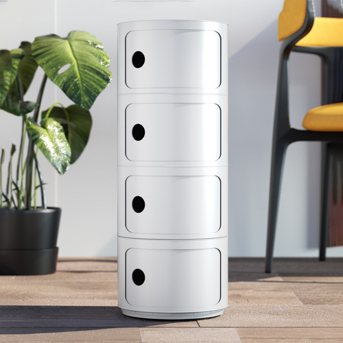 Modern Collective Centrella Componibili Replica 4 Tier Storage Cabinet ...