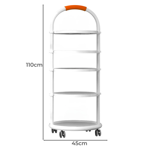 Modern Collective Ramvik 5 Tier Kitchen Trolley | Temple & Webster