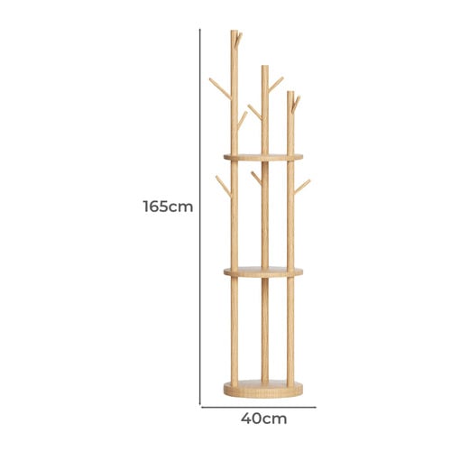 Modern Collective Xerxes Bamboo Coat Rack | Temple & Webster