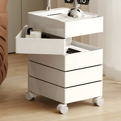 Modern Collective Cohen Tall Cube Storage with Wheels | Temple & Webster