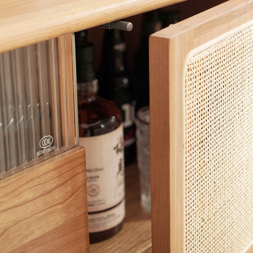 Ellery American Oak Wood Entertainment Unit | Temple & Webster