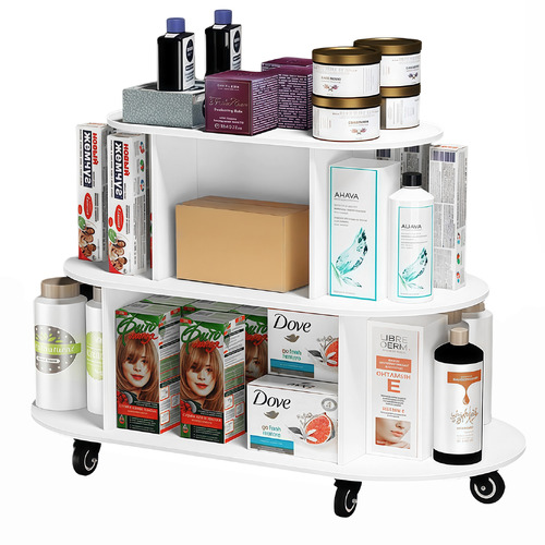 Frye Oval Rotating Shelving Unit | Temple & Webster