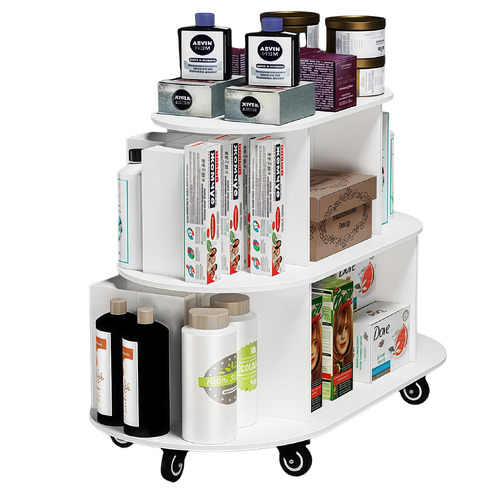 Frye Oval Rotating Shelving Unit | Temple & Webster