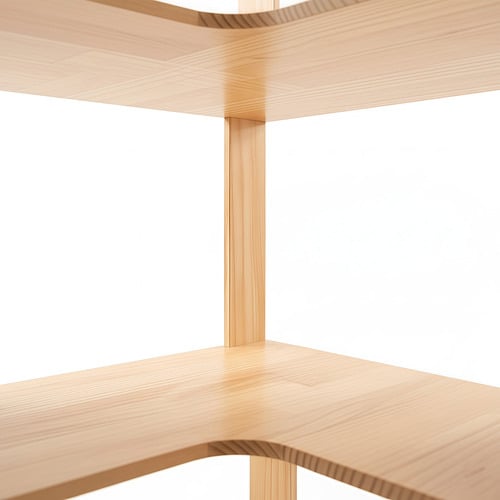 Orion Bamboo Corner Shelf | Temple & Webster