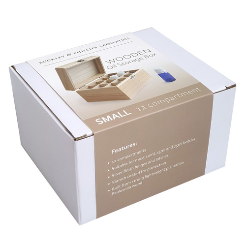 Buckley&PhillipsAromatics 12 Compartment Wooden Oil Storage Box ...