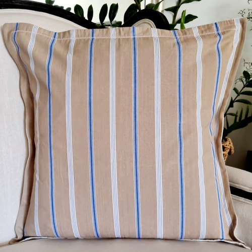 Stripe Colva Cotton Cushion Cover | Temple & Webster