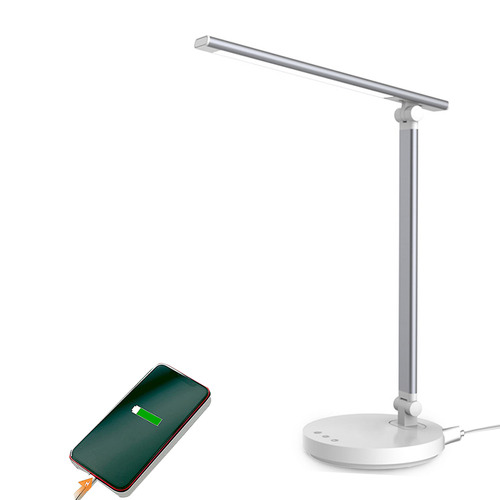 Everlit 38cm White LED Study Desk Lamp | Temple & Webster
