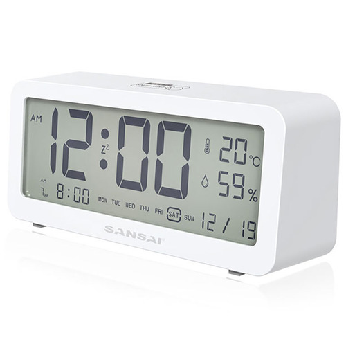 Everlit Digital Alarm Clock with LCD Display | Temple & Webster