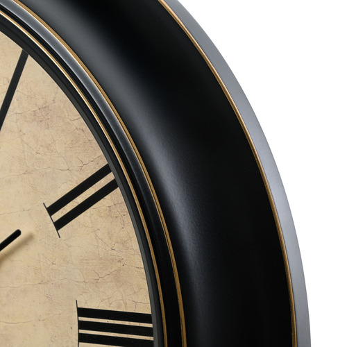 Everlit 40cm Brown Classic Steel Wall Clock | Temple & Webster