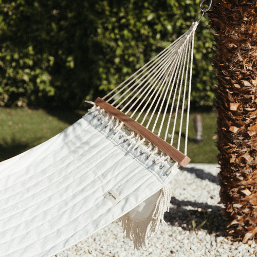White Antique-Style Hammock | Temple & Webster