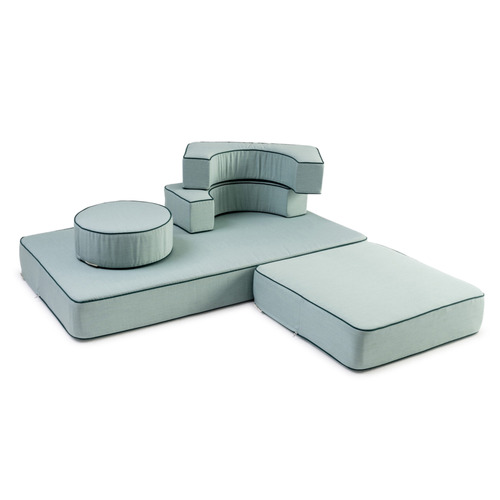 5 Piece Rivie Outdoor Modular Pillow Stack Set | Temple & Webster