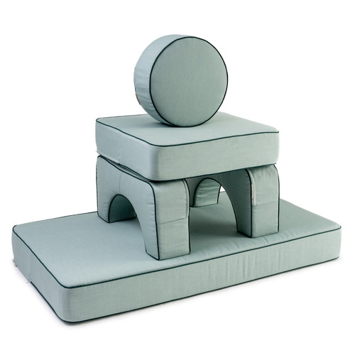 5 Piece Rivie Outdoor Modular Pillow Stack Set | Temple & Webster