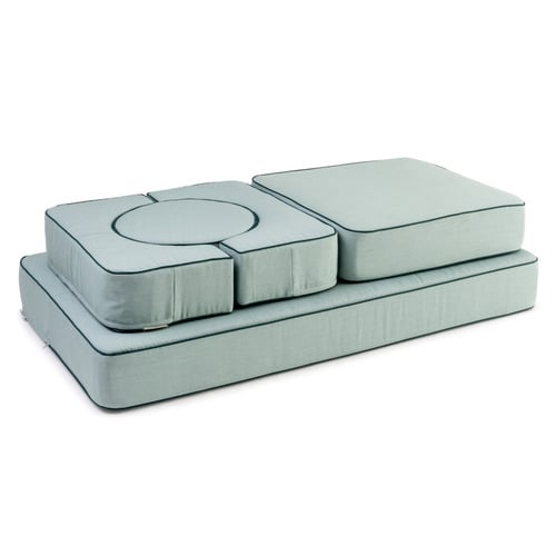 5 Piece Rivie Outdoor Modular Pillow Stack Set | Temple & Webster