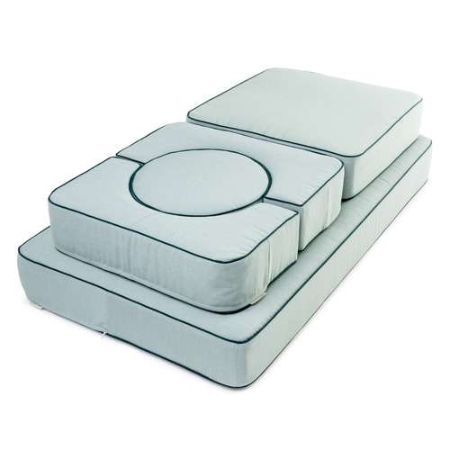 5 Piece Rivie Outdoor Modular Pillow Stack Set | Temple & Webster