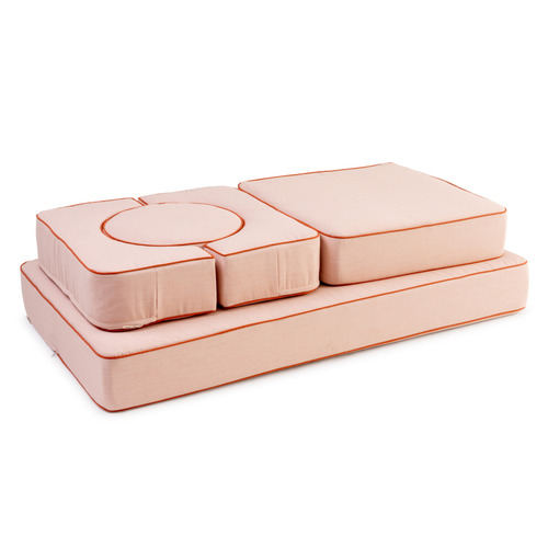 5 Piece Rivie Outdoor Modular Pillow Stack Set | Temple & Webster