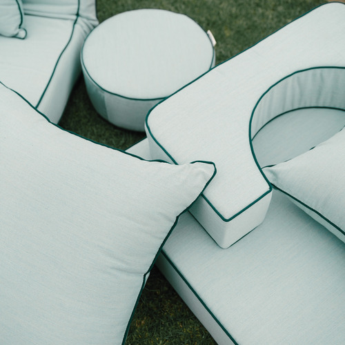 5 Piece Rivie Outdoor Modular Pillow Stack Set | Temple & Webster
