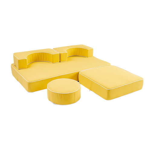 5 Piece Rivie Outdoor Modular Pillow Stack Set | Temple & Webster