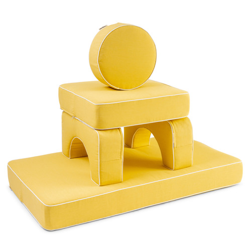 5 Piece Rivie Outdoor Modular Pillow Stack Set | Temple & Webster