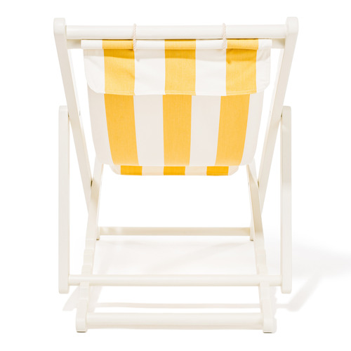 Crew Teak Wood Outdoor Sling Chair | Temple & Webster