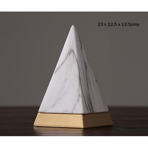Lily & The Cherry Tree Tall Pyramid Resin Ornament | Temple & Webster