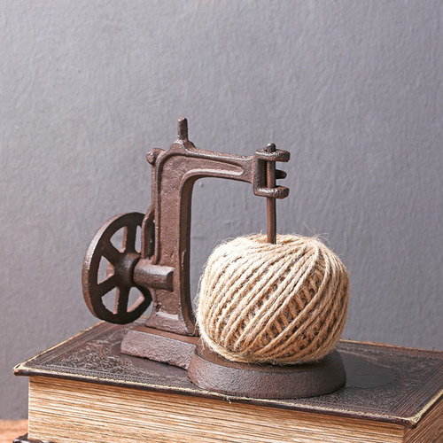 Antique Sewing Machine Iron Ornament | Temple & Webster