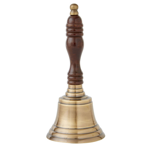 Lily & The Cherry Tree Crier's Bell Brass Ornament | Temple & Webster