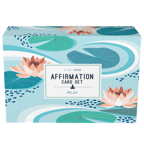 Diesel & DUTCH Relax Affirmation Card Set | Temple & Webster
