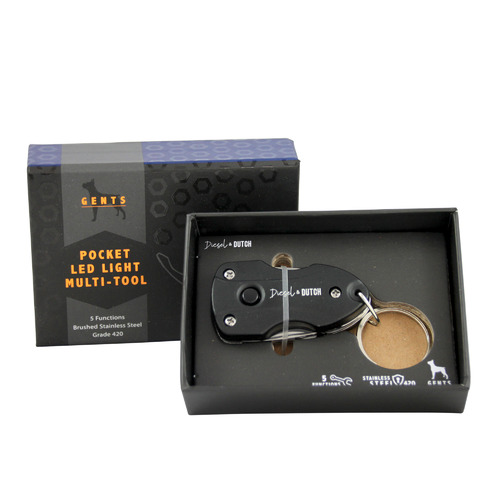 Gents Pocket LED Light Multi Tool | Temple & Webster