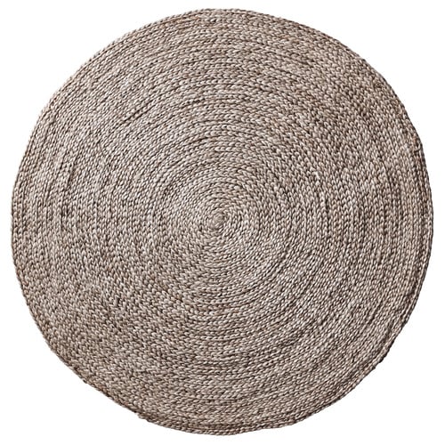 Ruglife Natural Hanson Hand-Knotted Jute Round Rug | Temple & Webster