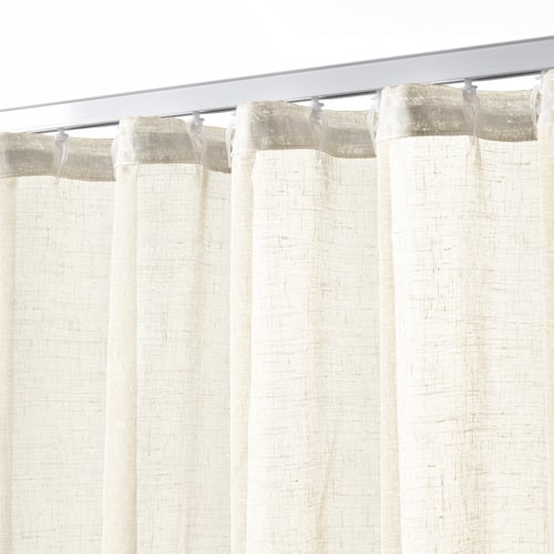 Sunday Homewares Orion Sheer S-Fold Single Panel Curtain | Temple & Webster